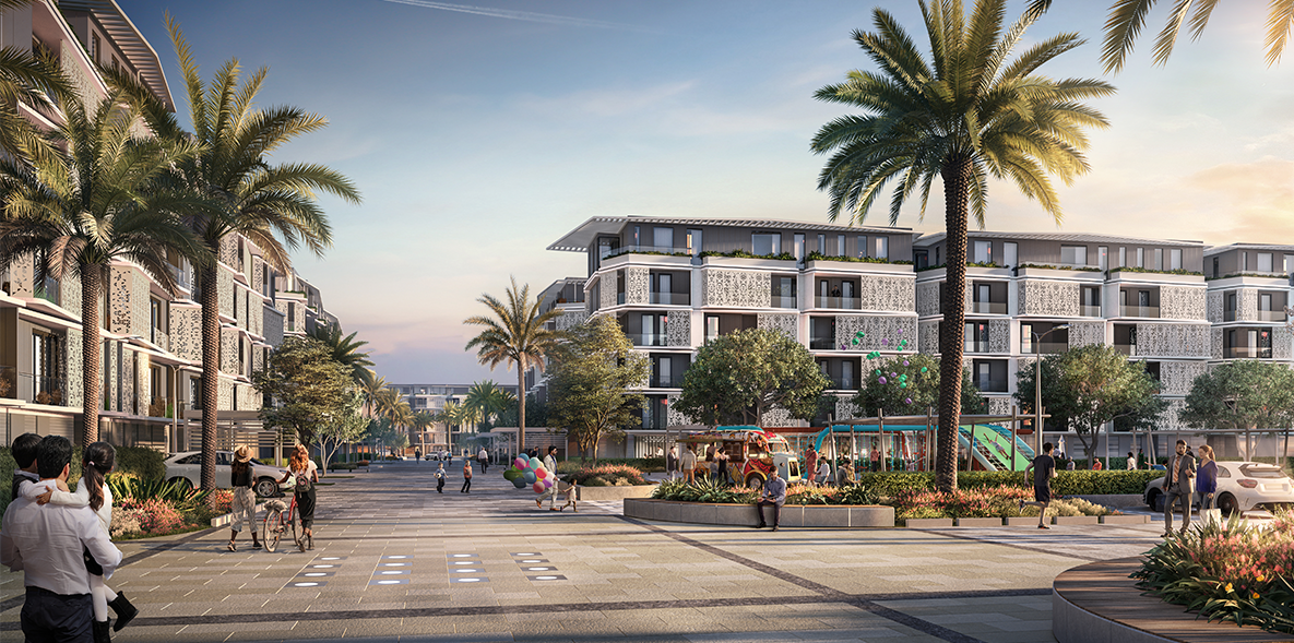 Badya Palm Hills Compound in October